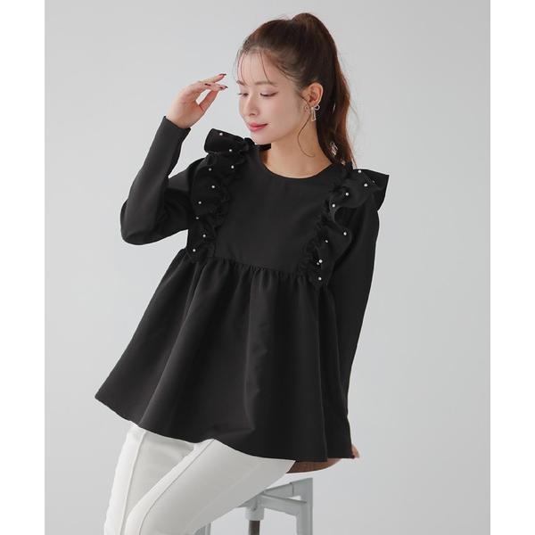 『セール実施中』参考価格：6，990円発売時期：2024年01月コンディション：D（傷・汚れあり）傷や汚れがあるが使用には問題ないアイテム全体的：汚れ参考商品名：ショルダーパールフリルペプラムトップス参考品番：f1t4202-3503【商品...