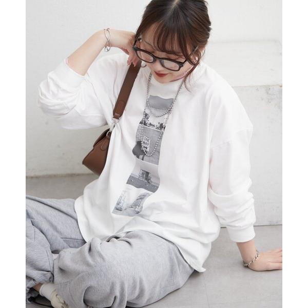 ZOZO問い合わせ番号:103786479ショップ:RMAF，リマインドミーアンドフォーエバーブランド:Remind me and forever，リマインドミーアンドフォーエバー商品名:レイヤードしやすい丈感◎フォト＆ロゴ刺繍ロンTカテゴ...