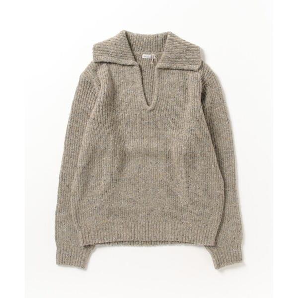 『セール実施中』参考価格：22，000円発売時期：2023年10月コンディション：A（使用感なし）数回使用した程度で使用感が感じられないアイテム参考商品名：＜Steven Alan＞ウール ナイロン アルパカ スキッパーネック ニット参考品...