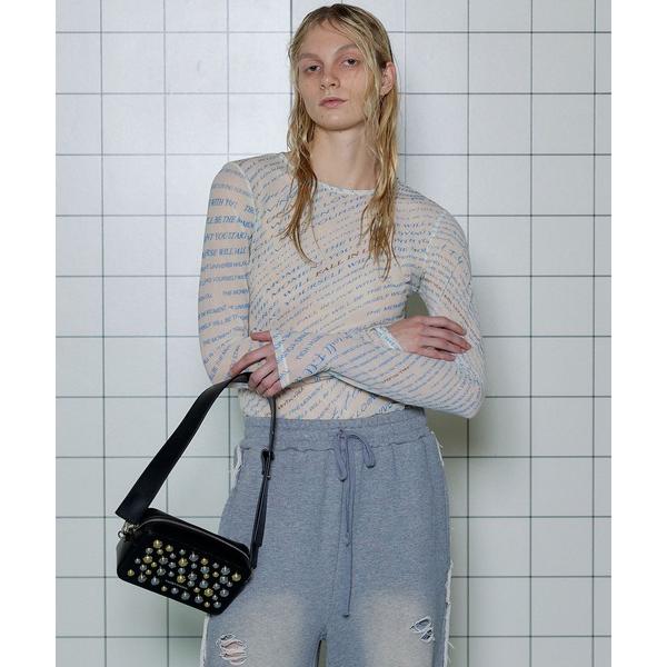 『タイムセール実施中』参考価格：13，200円発売時期：2023年11月コンディション：A（使用感なし）数回使用した程度で使用感が感じられないアイテム参考商品名：Lettering Print Sheer Tops/レタリングプリントシアー...