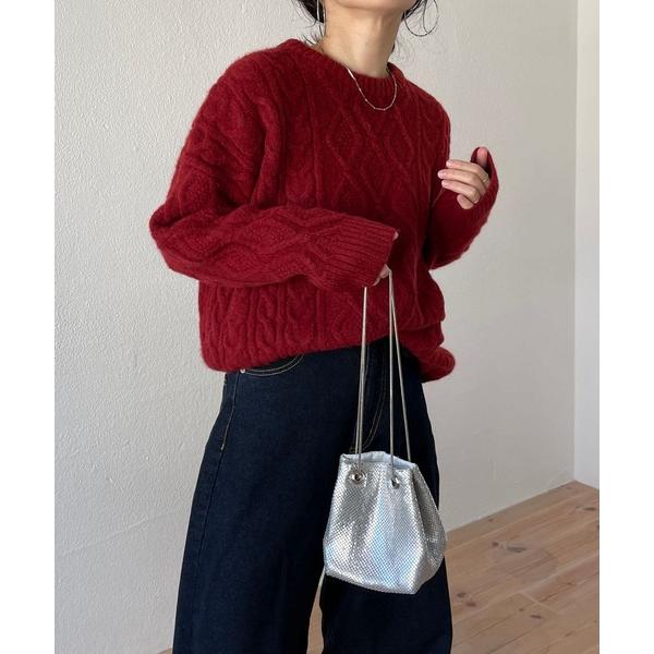 『タイムセール実施中』参考価格：5，980円発売時期：2023年12月コンディション：A（使用感なし）数回使用した程度で使用感が感じられないアイテム参考商品名：vintage like cable knit / ヴィンテージライクケーブルニ...