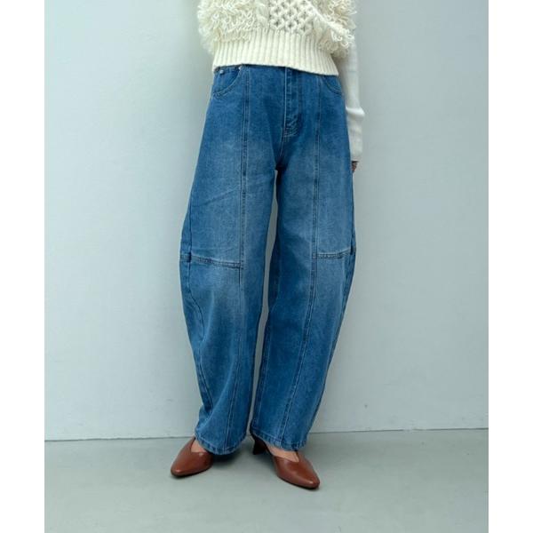 『セール実施中』参考価格：8，250円発売時期：2024年09月コンディション：B（目立つ使用感なし）使用感が少ない、または気にならないアイテム全体的：色あせ参考商品名：デニムシームカーブパンツ参考品番：520HAY31-0381【商品に関...