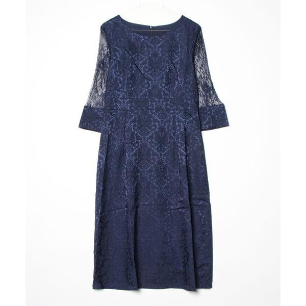 『タイムセール実施中』参考価格：8，789円発売時期：2020年01月コンディション：A（使用感なし）数回使用した程度で使用感が感じられないアイテム袖：ほつれ参考商品名：結婚式ワンピースダマスク柄ミモレ丈、ドレス参考品番：cy88330ZO...