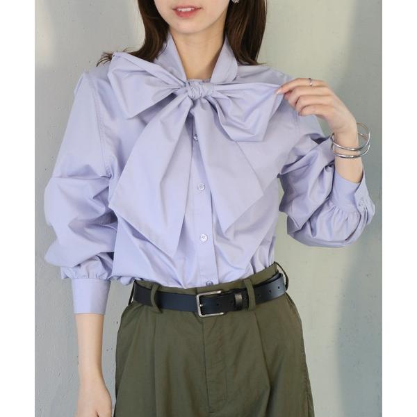 『セール実施中』参考価格：5，390円発売時期：2024年04月コンディション：A（使用感なし）数回使用した程度で使用感が感じられないアイテム参考商品名：【MAISON BREEZE reveur】リボンボウタイブラウス シャツ ribbo...
