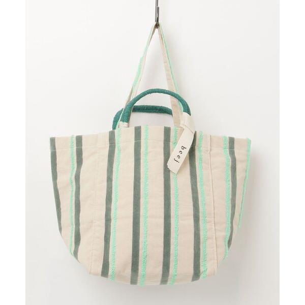 参考価格：7，700円発売時期：2025年03月コンディション：C（やや使用感あり）使用感があり、やや気になる傷や汚れがあるアイテム表面：汚れ、色あせ参考商品名：【別注】＜beej＞ストライプ 刺繍 トートバッグ -2WAY-参考品番：18...