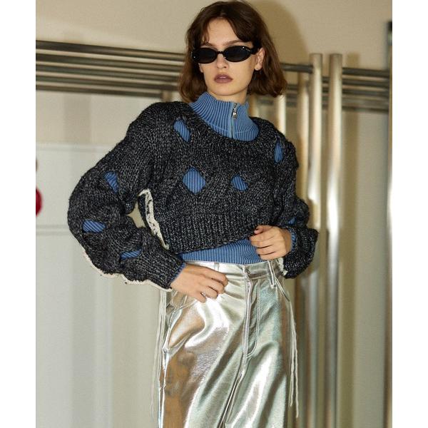 参考価格：16，940円発売時期：2023年08月コンディション：B（目立つ使用感なし）使用感が少ない、または気にならないアイテムすそ周り：毛玉参考商品名：Cable Slit Hand Short Knit/ケーブルスリットハンドショート...