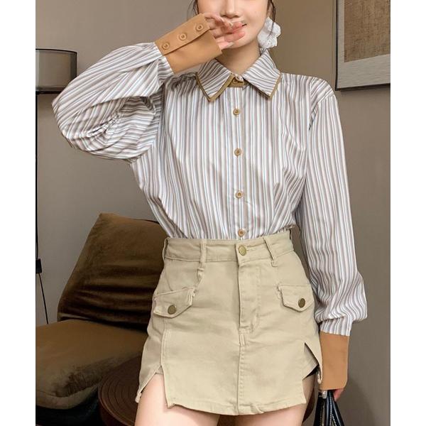 参考価格：3，775円発売時期：2023年09月コンディション：B（目立つ使用感なし）使用感が少ない、または気にならないアイテム全体的：ほつれ参考商品名：配色ダブルラペルシャツ参考品番：S12333038【商品に関する注意事項】・こちらの商...