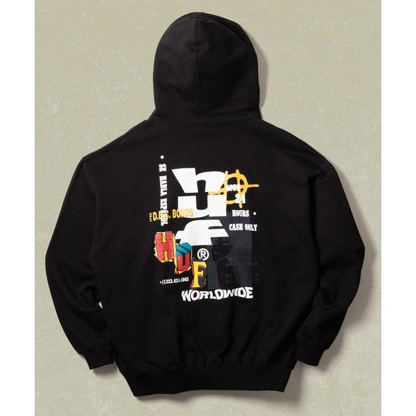 参考価格：16，940円発売時期：2024年10月コンディション：B（目立つ使用感なし）使用感が少ない、または気にならないアイテム全体的：汚れ首周り・袖口：毛玉参考商品名：CUT AND PASTE FLEECE HOODIE / HUF ...