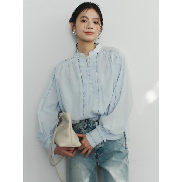 ZOZO問い合わせ番号:103809551ショップ:anuans，アニュアンスブランド:anuans，アニュアンス商品名:ピンタックギャザーボリュームブラウスカテゴリ:トップス>シャツ/ブラウスブランド品番:1526110084-0素...