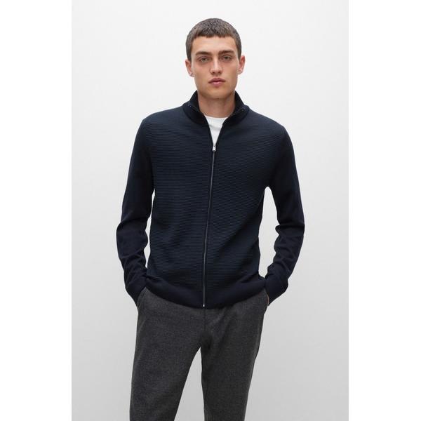 参考価格：40，700円発売時期：2022年11月コンディション：C（やや使用感あり）使用感があり、やや気になる傷や汚れがあるアイテム全体的：毛玉参考商品名：ジップアップ バージンウール ニットカーディガン参考品番：50477364【商品に...