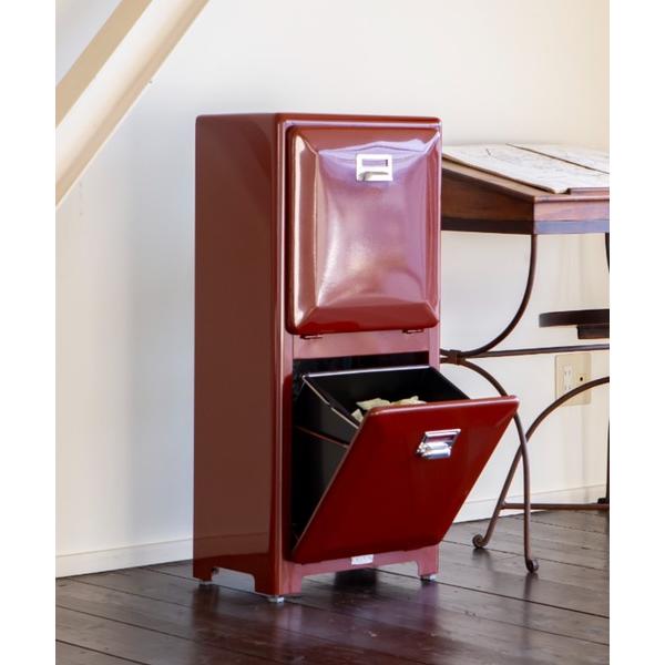 ZOZO問い合わせ番号:103815024ショップ:DULTON，ダルトンブランド:DULTON，ダルトン商品名:TRASH CAN DOUBLE DECKER BRICK BROWN/ゴミ箱 2段カテゴリ:インテリア>ダストボックス...