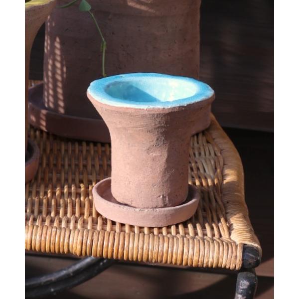 ZOZO問い合わせ番号:103815036ショップ:DULTON，ダルトンブランド:DULTON，ダルトン商品名:GLAZED EARTHENWARE POT S TURQUOISE/植木鉢 プランターカテゴリ:インテリア>フラワーベ...