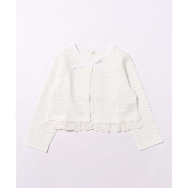 ZOZO問い合わせ番号:103815145ショップ:F.O.Online Store，エフオーオンラインストアブランド:apres les cours，アプレレクール商品名:リボンレースカーディガン_ジュニア対応カテゴリ:トップス>カ...