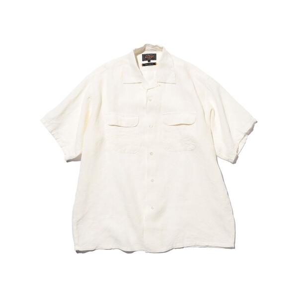 ZOZO問い合わせ番号:103815322ショップ:BEAMS MEN，ビームス メンブランド:BEAMS PLUS，ビームスプラス商品名:Open Collar 1/40 Linenカテゴリ:トップス>シャツ/ブラウスブランド品番:...
