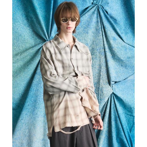 ZOZO問い合わせ番号:103815655ショップ:MAISON SPECIAL，メゾン スペシャルブランド:MAISON SPECIAL，メゾンスペシャル商品名:《UNISEX》Destroy Damage Prime-Over Ombr...