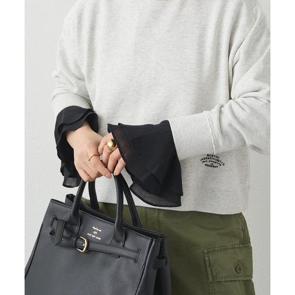 『タイムセール実施中』ZOZO問い合わせ番号:103815796ショップ:PUAL CE CIN，ピュアルセシンブランド:PUAL CE CIN，ピュアルセシン商品名:布帛袖フレアカットソーカテゴリ:トップス>Tシャツ/カットソーブラ...