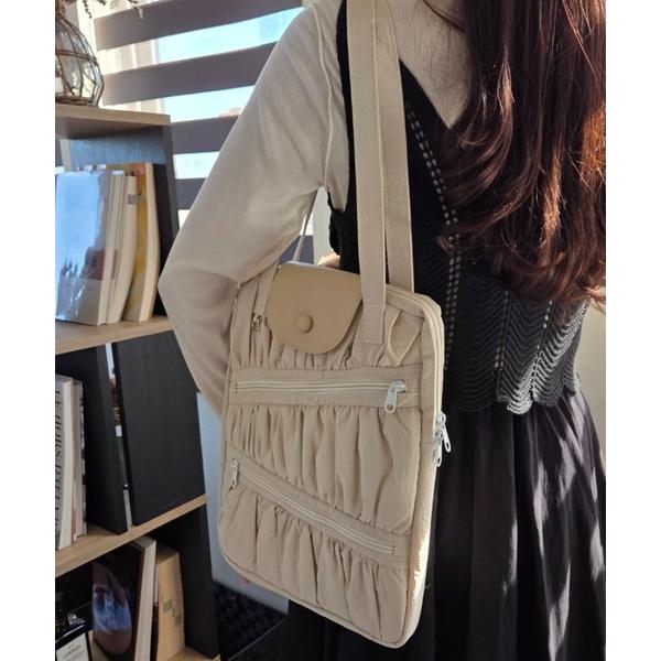 『タイムセール実施中』ZOZO問い合わせ番号:103815898ショップ:wears，ウェアーズブランド:Loco Ocean，ロコオーシャン商品名:【PCバッグ】ノートパソコン タブレット ギャザーデザイン メタリック / ハンドバッグ ...