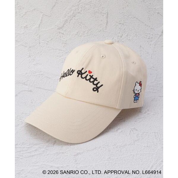 ZOZO問い合わせ番号:103816153ショップ:WORLD ONLINE STORE SELECT，ワールドオンラインストアセレクトブランド:one'sterrace，ワンズテラス商品名:ハローキティ 刺繍キャップカテゴリ:帽子>...