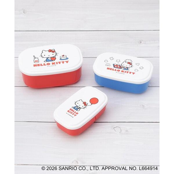 ZOZO問い合わせ番号:103816488ショップ:WORLD ONLINE STORE SELECT，ワールドオンラインストアセレクトブランド:one'sterrace，ワンズテラス商品名:ハローキティ 抗菌シール容器 3Pカテゴリ:食器...