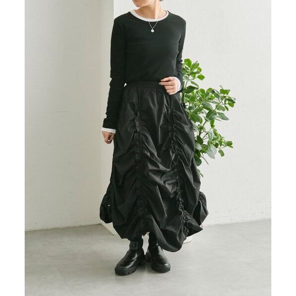 『タイムセール実施中』ZOZO問い合わせ番号:103816552ショップ:ear PAPILLONNER，イア パピヨネブランド:ear PAPILLONNER，イアパピヨネ商品名:ドロストギャザースカート【SUM1 STYLE】カテゴリ:...