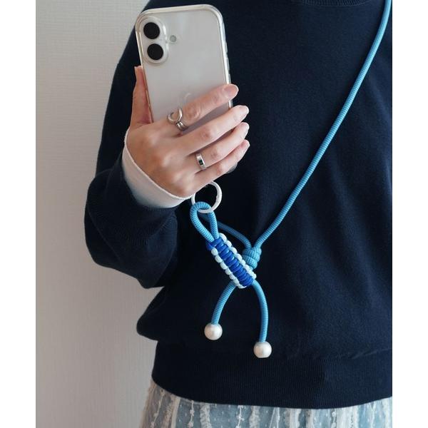 『タイムセール実施中』ZOZO問い合わせ番号:103817059ショップ:RiNc，リンクブランド:ammy.，エイミードット商品名:【 ammy. / エイミードット 】 ポイントパール カラフル 編み込み スマホショルダー / マルチ ...