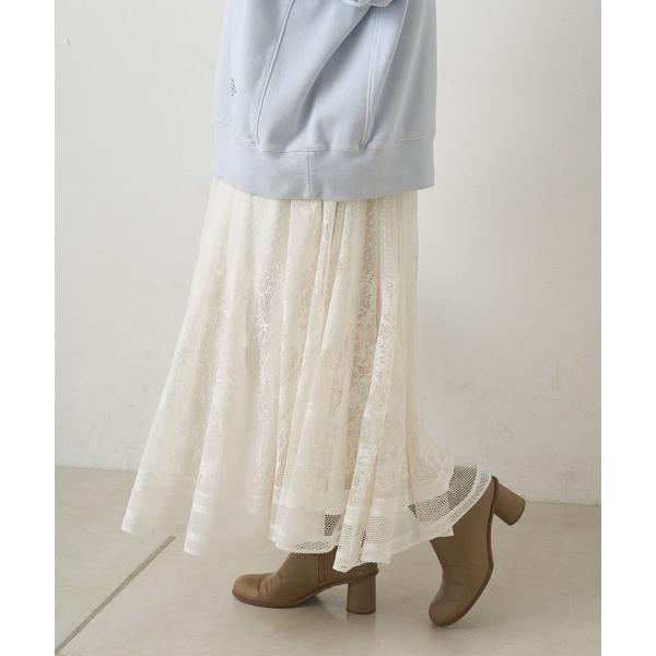 『タイムセール実施中』ZOZO問い合わせ番号:103817071ショップ:PUAL CE CIN，ピュアルセシンブランド:PUAL CE CIN，ピュアルセシン商品名:成形レーススカートカテゴリ:スカート>スカートブランド品番:026...