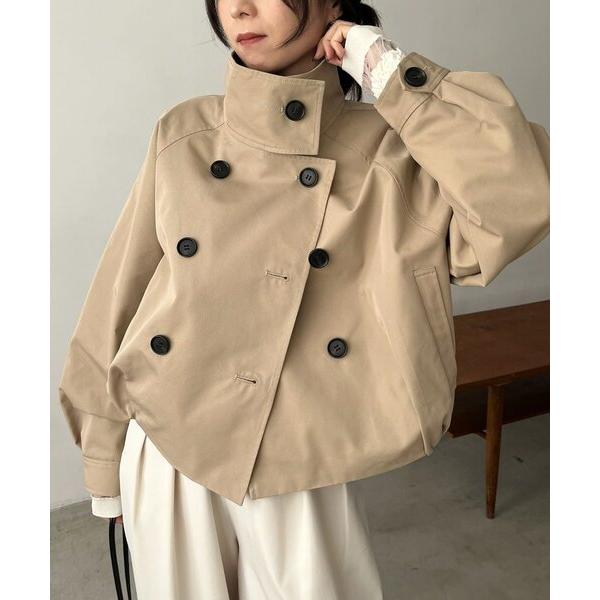 ZOZO問い合わせ番号:103817074ショップ:CAPRICIEUX LE'MAGE，カプリシュレマージュブランド:CAPRICIEUX LE'MAGE，カプリシューレマージュ商品名:【サイズ展開あり】ショートトレンチコートカテゴリ:ジ...