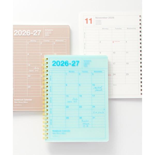 ZOZO問い合わせ番号:103817225ショップ:MARK'S，マークスブランド:MARK'S，マークス商品名:マークス 手帳 2026 スケジュール帳 2026年4月始まり 月間ブロック B6変型 ノートブックカレンダー・S・縦型カテゴ...