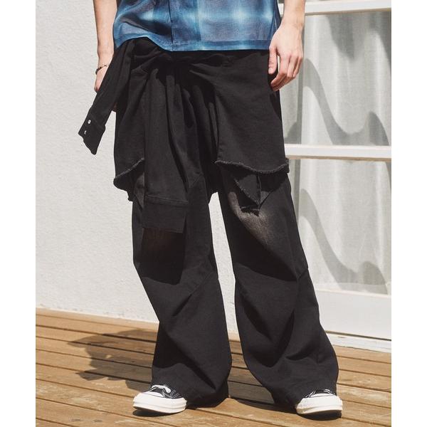 ZOZO問い合わせ番号:103817250ショップ:CJ Div.，シージェイディビジョンブランド:Casper John，キャスパージョン商品名:Denim paleo pants/デニムパレオパンツカテゴリ:パンツ>デニムパンツブ...