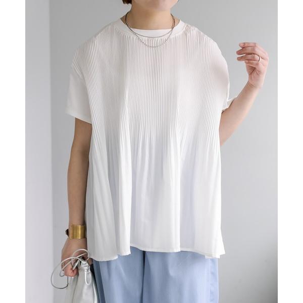 『タイムセール実施中』ZOZO問い合わせ番号:103817262ショップ:PUAL CE CIN，ピュアルセシンブランド:PUAL CE CIN，ピュアルセシン商品名:【Du noir／WEB限定】フロントプリーツTシャツカテゴリ:トップス...