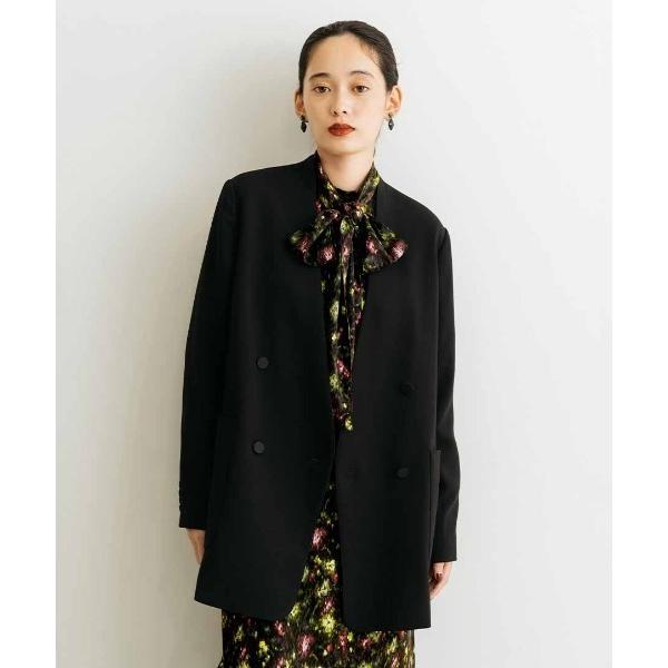 ZOZO問い合わせ番号:103817272ショップ:FELISSIMO，フェリシモブランド:MEDE19F，メデジュウキュウ商品名:ＭＥＤＥ１９Ｆ　マットブラックノーカラージャケットカテゴリ:ジャケット/アウター>ノーカラージャケット...