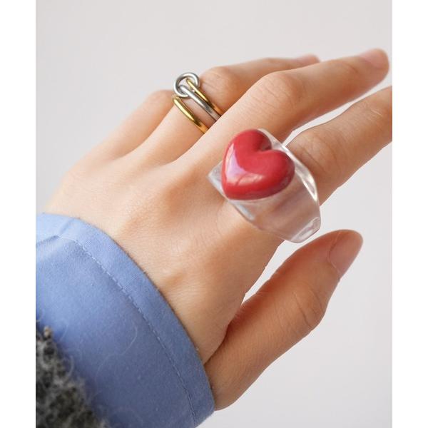 ZOZO問い合わせ番号:103817281ショップ:Port，ポートブランド:Port，ポート商品名:【 Port / ポート 】 ボリューム ハート クリア リングカテゴリ:アクセサリー>リングブランド品番:VSP-26A27-RN...