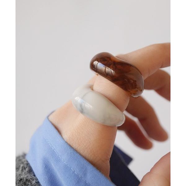 ZOZO問い合わせ番号:103817341ショップ:Port，ポートブランド:Port，ポート商品名:【 Port / ポート 】 マーブル ラウンド アクリル リングカテゴリ:アクセサリー>リングブランド品番:VSP-26A27-R...