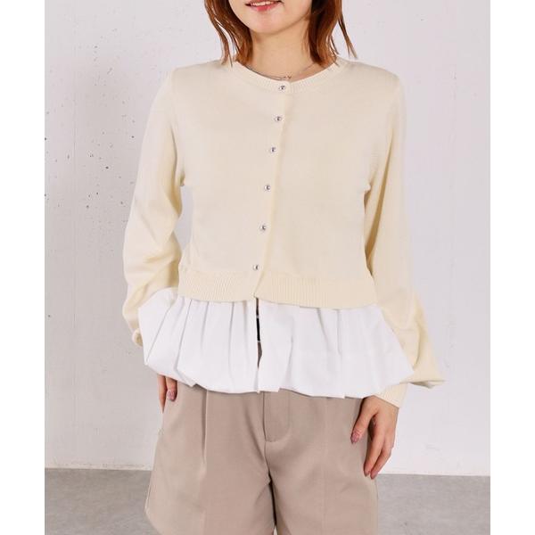 ZOZO問い合わせ番号:103817428ショップ:archives，アルシーヴブランド:archives，アルシーヴ商品名:【アンチピリンク】ドッキングバルーンニットカーディガンカテゴリ:トップス>ニット/セーターブランド品番:26...