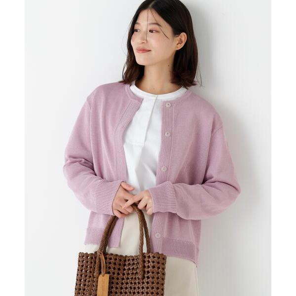 ZOZO問い合わせ番号:103817650ショップ:human woman，ヒューマンウーマンブランド:human woman，ヒューマンウーマン商品名:◆【ウォッシャブル】ミドルゲージギマクルーネックカーディガンカテゴリ:トップス>...