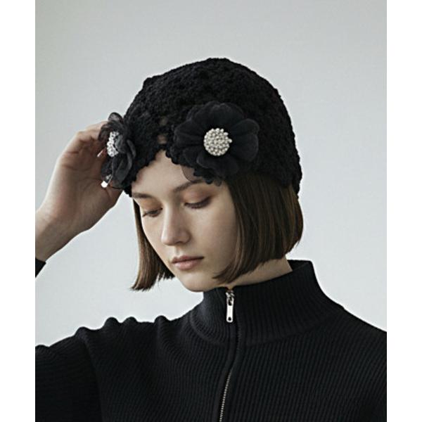 ZOZO問い合わせ番号:103817769ショップ:BURNER，バーナーブランド:Burner，バーナー商品名:【Caburu（カブル）】透かし編みフラワーニットビーニー　 cab-bosi-14-17カテゴリ:帽子>ニットキャップ...