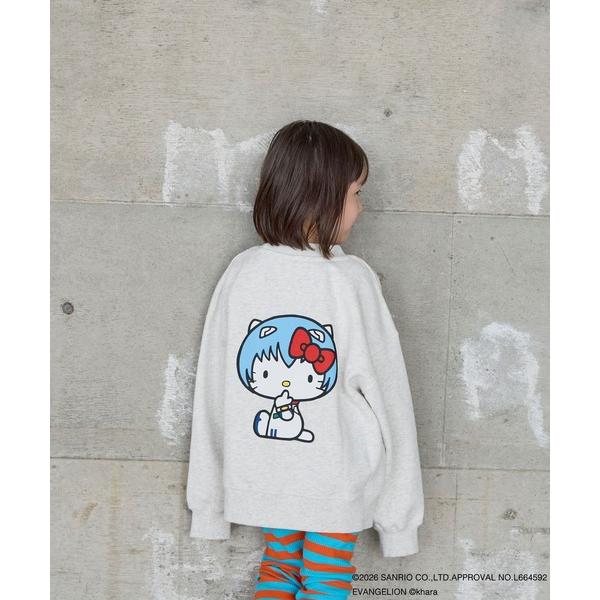 ZOZO問い合わせ番号:103817788ショップ:LOWRYS FARM，ローリーズファームブランド:LOWRYS FARM，ローリーズファーム商品名:【EVA x HELLO KITTY】スウェットプルオーバー　631264カテゴリ:ト...