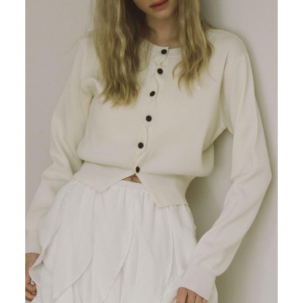 ZOZO問い合わせ番号:103818015ショップ:archives，アルシーヴブランド:archives，アルシーヴ商品名:シェルプレートクロスボタンニットカーディガンカテゴリ:トップス>カーディガン/ボレロブランド品番:261-1...