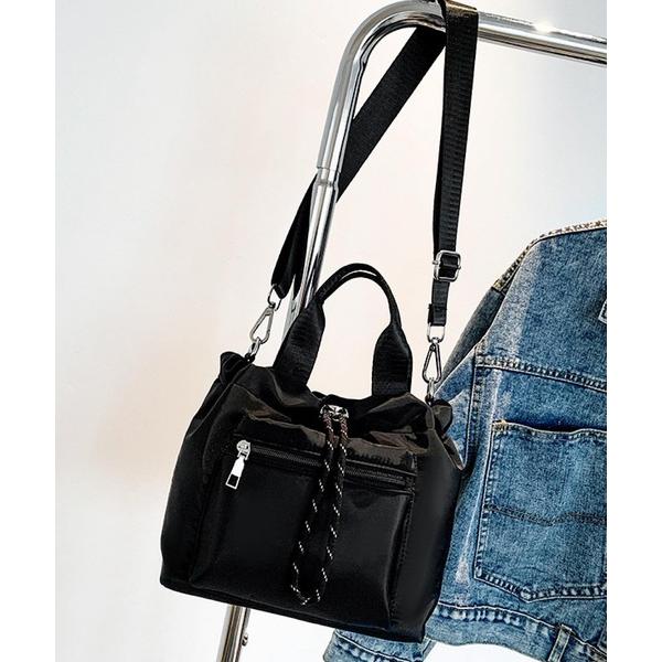 『タイムセール実施中』ZOZO問い合わせ番号:103818024ショップ:VIBGYOR，ヴィブジョーブランド:VIBGYOR，ヴィブジョー商品名:LESRIRE / ナイロン ドローストリング 2WAY ミニショルダーバッグ 巾着バッグ ...