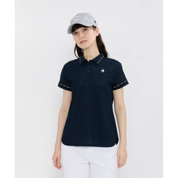 『セール実施中』ZOZO問い合わせ番号:103818099ショップ:DESCENTE STORE，デサントストアブランド:le coq sportif GOLF，ルコックスポルティフゴルフ商品名:【Aラインシルエット】半袖シャツカテゴリ:ト...