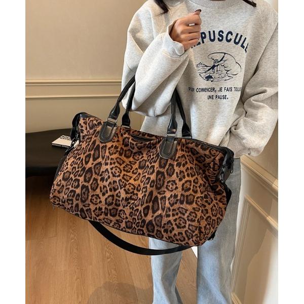 『タイムセール実施中』ZOZO問い合わせ番号:103818222ショップ:300mc，スリーハンドレッドエムシーブランド:FREE STYLISTS，フリー スタイリスト商品名:Y2K レオパード トラベルボストンバック /2WAYカテゴリ...