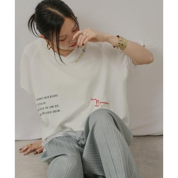 ZOZO問い合わせ番号:103819461ショップ:LHELBIE，レルビエブランド:Palm Riche，ポームリシュ商品名:前後2WAYふくれJQTカテゴリ:トップス>Tシャツ/カットソーブランド品番:32792Z素材:本体：ポリ...