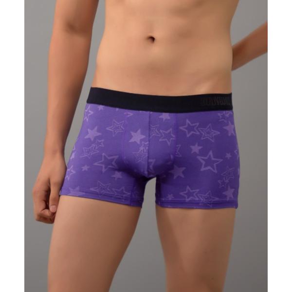 ※このアイテムは返品・交換対象外商品です。ZOZO問い合わせ番号:103819707ショップ:GUNZE，グンゼブランド:BODY WILD，ボディーワイルド商品名:BODY WILD/ボディワイルド ボクサーパンツ スター柄ジャカードカテ...