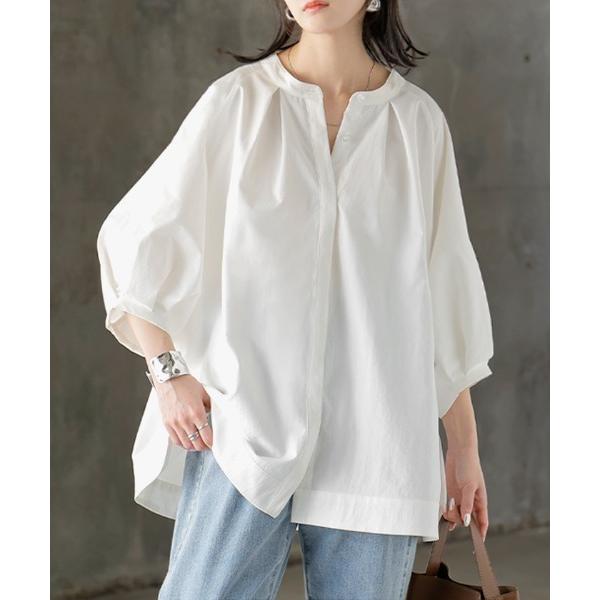 ZOZO問い合わせ番号:103819925ショップ:HUG.U，ハグユーブランド:HUG.U，ハグユー商品名:「立体感でメリハリ」 タックぽわん袖シャツカテゴリ:トップス>シャツ/ブラウスブランド品番:f809素材:ポリエステル100...