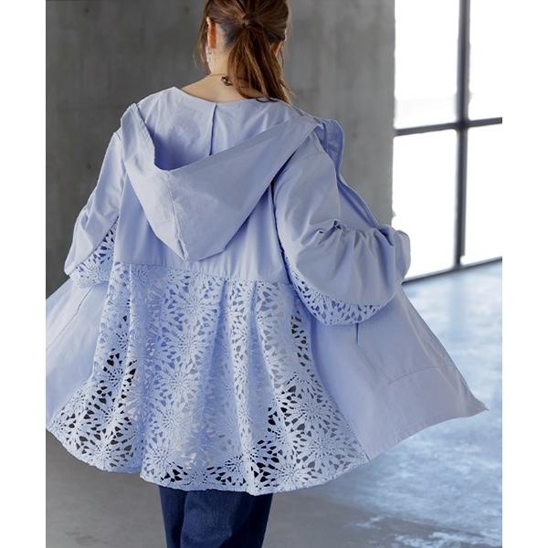 ZOZO問い合わせ番号:103819926ショップ:HUG.U，ハグユーブランド:HUG.U，ハグユー商品名:「 涼しく UVカット 」レース切り替えパーカー 接触冷感 / 吸水速乾カテゴリ:トップス>パーカーブランド品番:f977素...