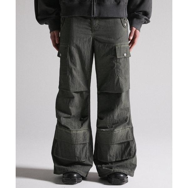 ZOZO問い合わせ番号:103819942ショップ:EMMA CLOTHES，エマ クローズブランド:GRANCY，グランシー商品名:【GRANCY】Dirty Nylon Cargo Pants / ダーティナイロンカーゴパンツカテゴリ:...