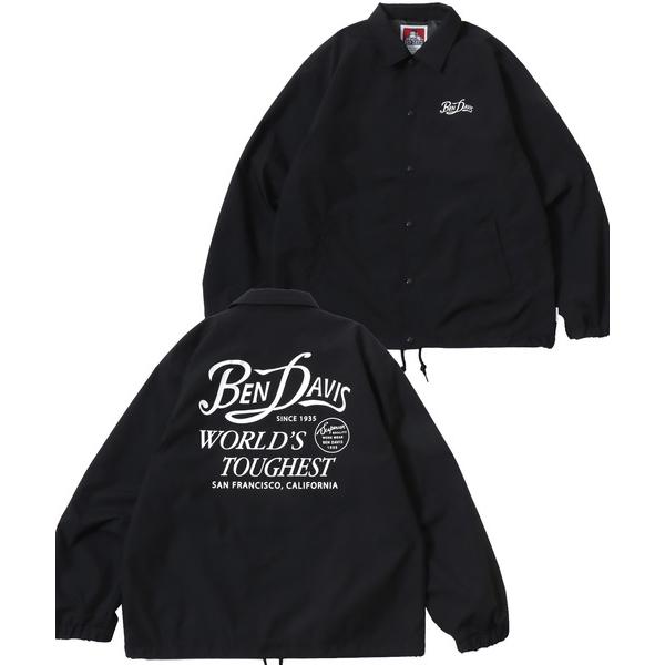 ZOZO問い合わせ番号:103820044ショップ:Lazar，ラザルブランド:BEN DAVIS，ベンデイビス，Lazar，ラザル商品名:BEN DAVIS/ベンデイビス SCRIPT COACHES JACKET/オーバーサイズ バック...