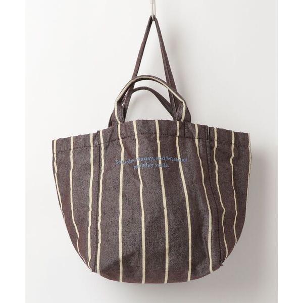 参考価格：7，700円発売時期：2025年07月コンディション：C（やや使用感あり）使用感があり、やや気になる傷や汚れがあるアイテム全体的：ほつれ、保管上のにおいがします。表面：毛玉参考商品名：【別注】＜beej＞ストライプ トートバッグ ...