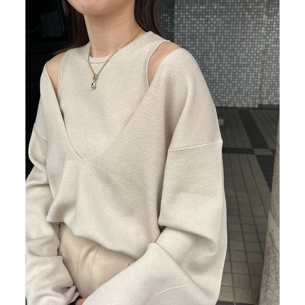 参考価格：12，980円発売時期：2023年12月コンディション：A（使用感なし）数回使用した程度で使用感が感じられないアイテム参考商品名：2SET肩スリットニット参考品番：LEZ1041105A0005【商品に関する注意事項】・こちらの商...