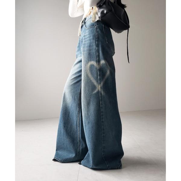 『タイムセール実施中』参考価格：5，940円発売時期：2024年09月コンディション：B（目立つ使用感なし）使用感が少ない、または気にならないアイテムすそ周り：型崩れ参考商品名：【 ２color ／ ３size 】ハートデザインハイウエスト...